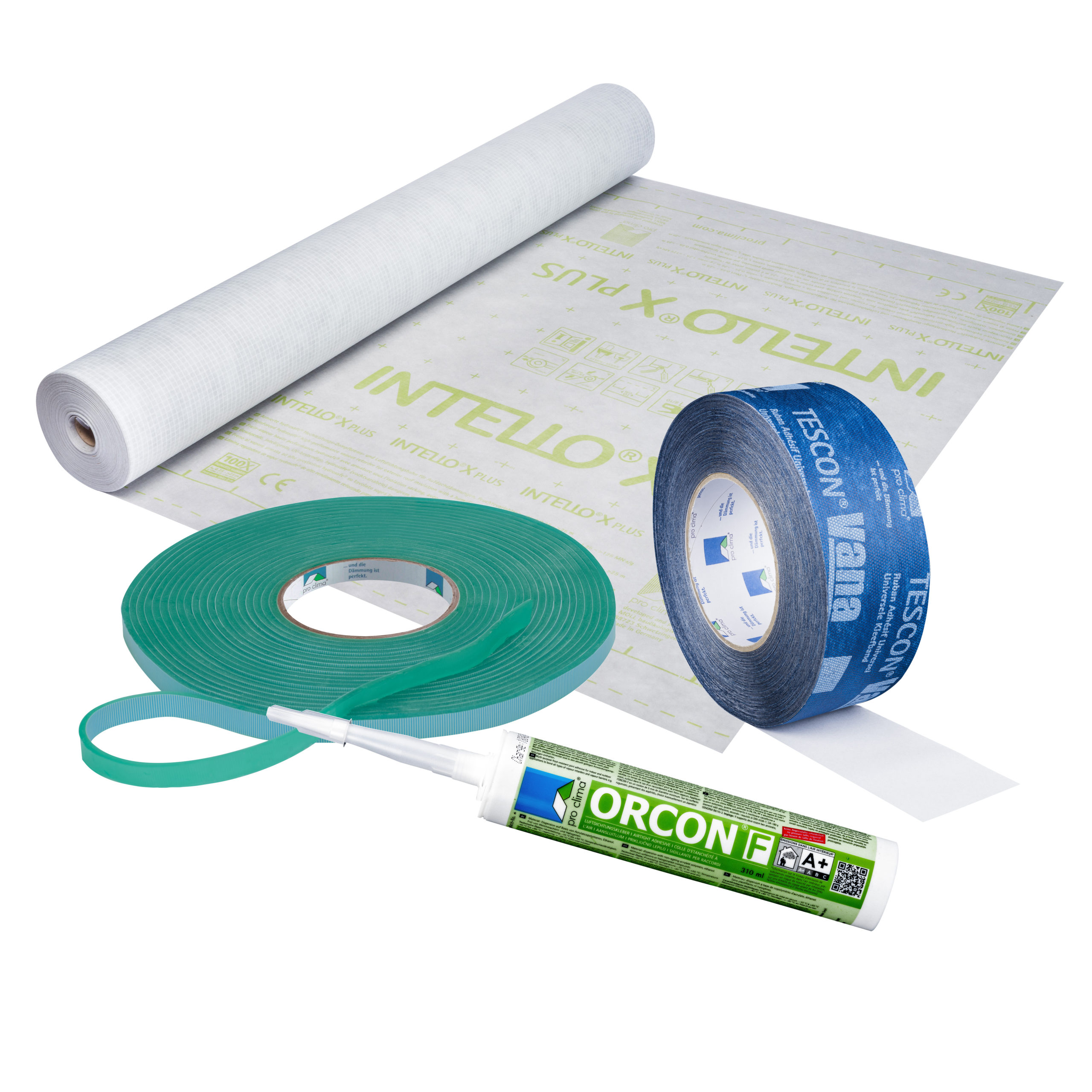 Systém INTELLO X PLUS - Vzduchotěsnost budov - systém pro clima®